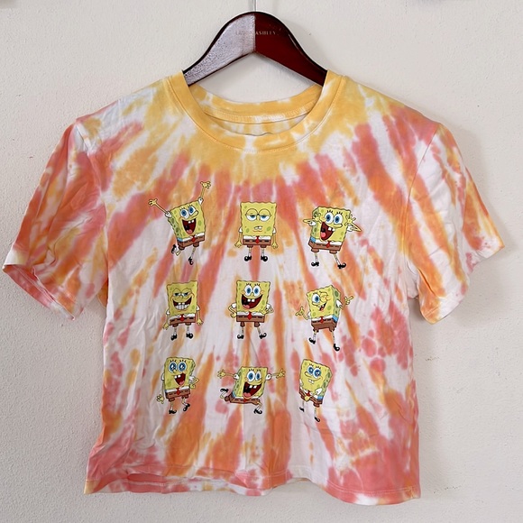 Nickelodeon | Tops | Nickelodeon Spongebob Squarepants Crop Top | Poshmark